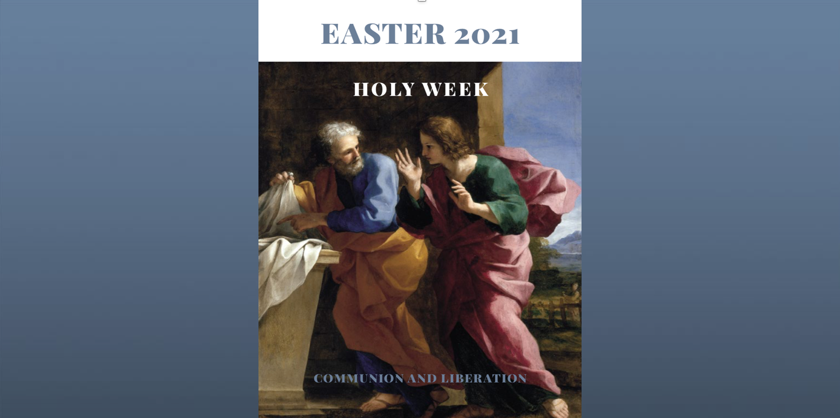 Holy Week booklet - Communion and Liberation - Official site