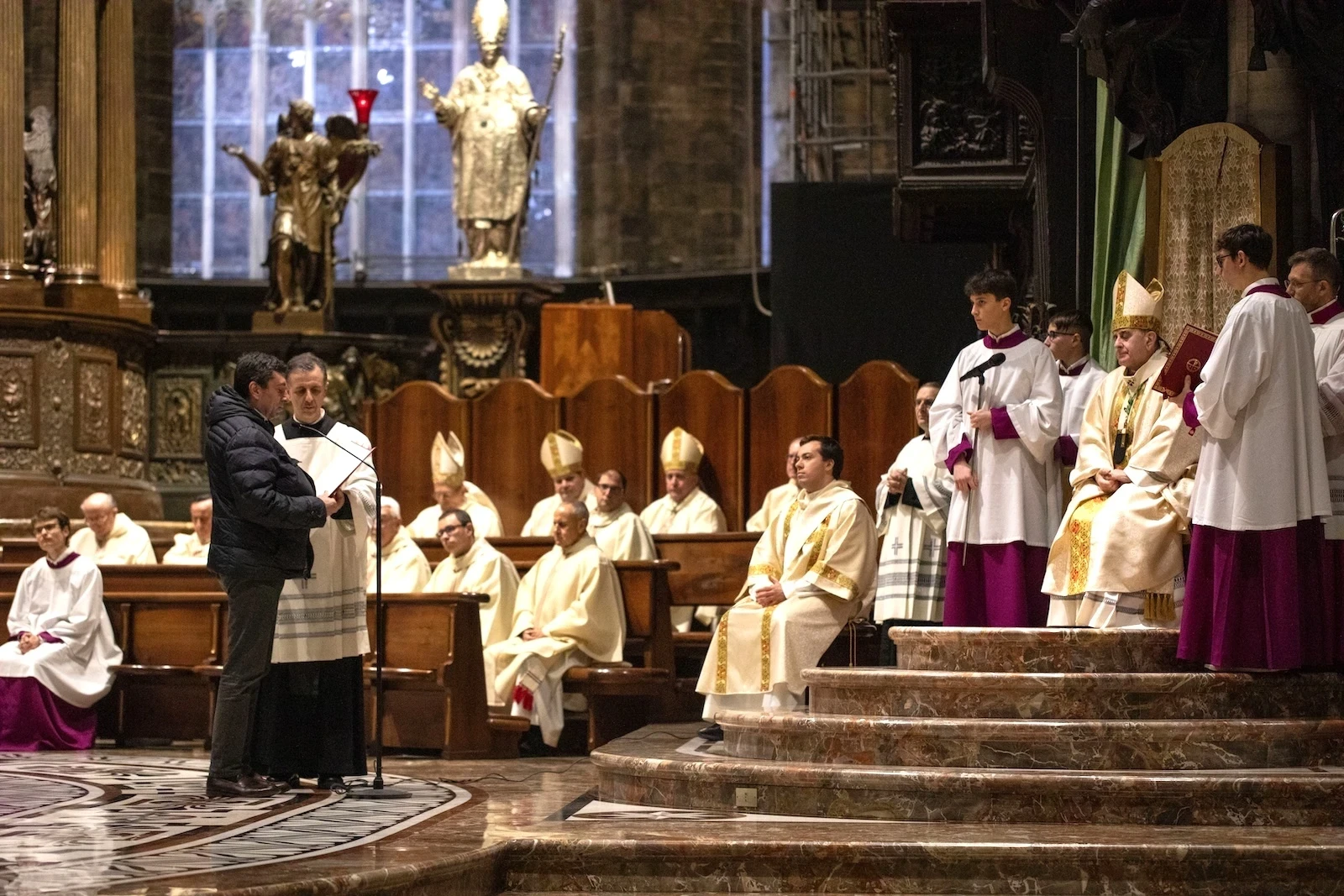 Prosperi during the Mass in Milan: “Christ is the center of everything ...