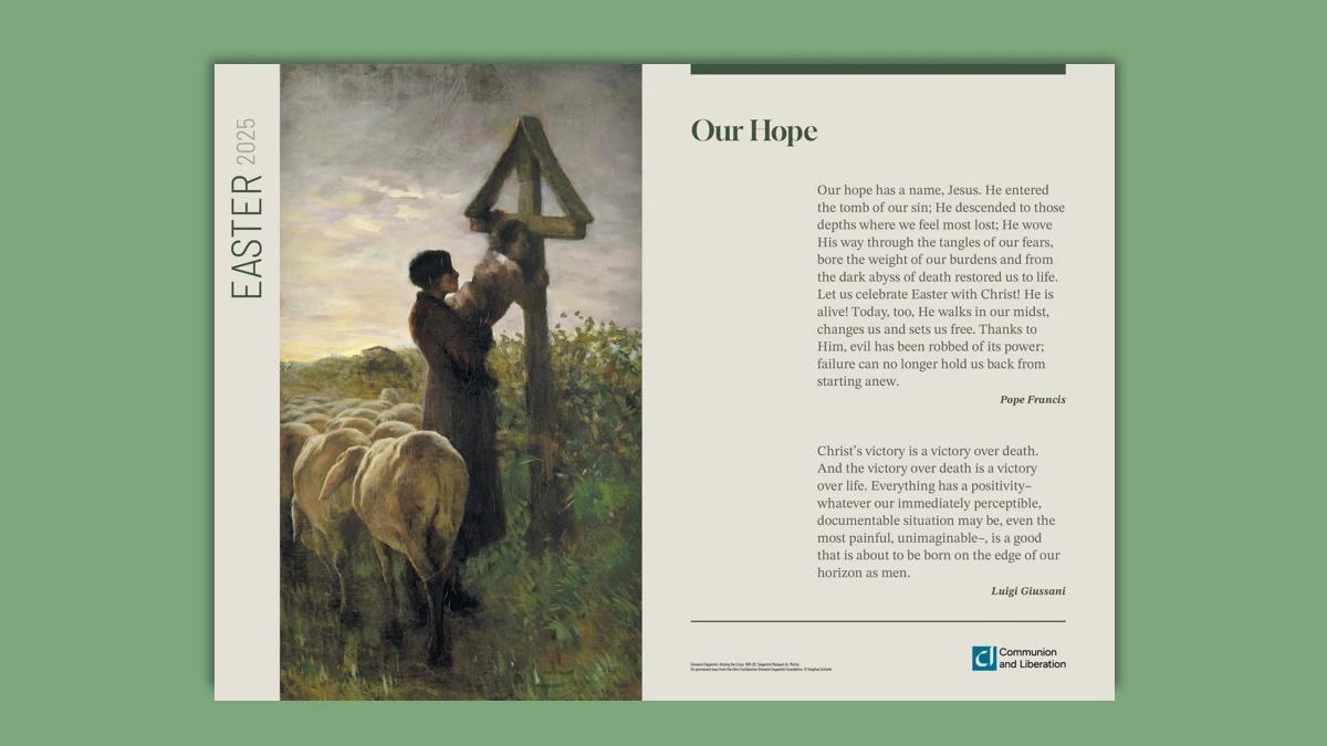 Easter 2025. The Communion and Liberation poster - Communion and ...